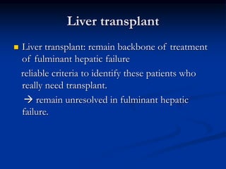 liver failour.both Acute and chronic ppt | PPT