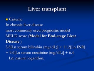 liver failour.both Acute and chronic ppt | PPT
