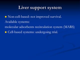 liver failour.both Acute and chronic ppt | PPT