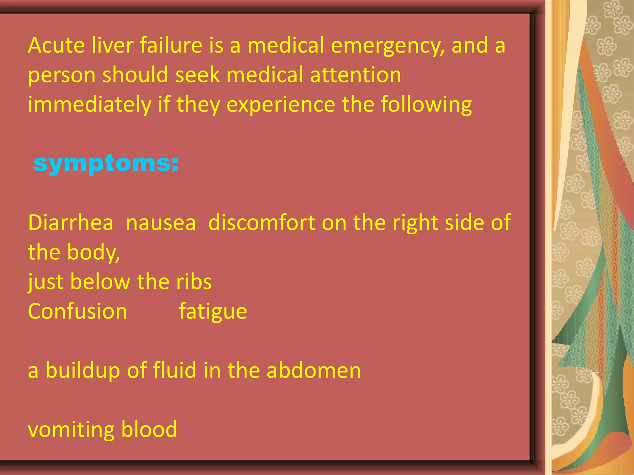 Liver failure -stages of liver disease| causes |Alcoholic liver disease ...