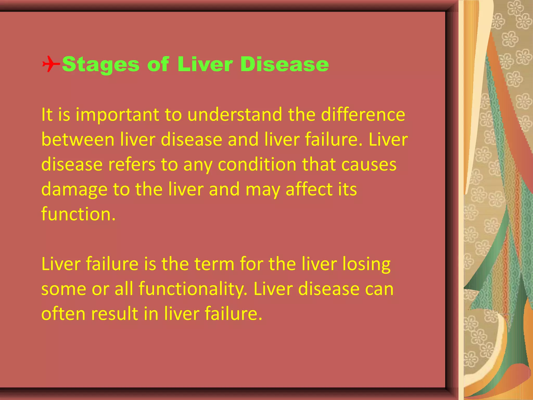 Liver failure -stages of liver disease| causes |Alcoholic liver disease ...
