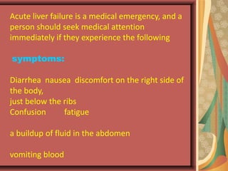 Liver failure -stages of liver disease| causes |Alcoholic liver disease ...