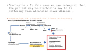 Case study of liver function test , different liver functiontest with ...