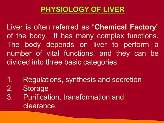 Liver funcation | PPT