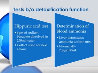 LIVER FUNCTION TES class .ppt for nursing students | PPT