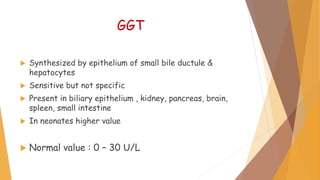 Interpretation of Liver function test | PPTX