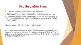 Interpretation of Liver function test | PPTX