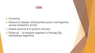Interpretation of Liver function test | PPTX
