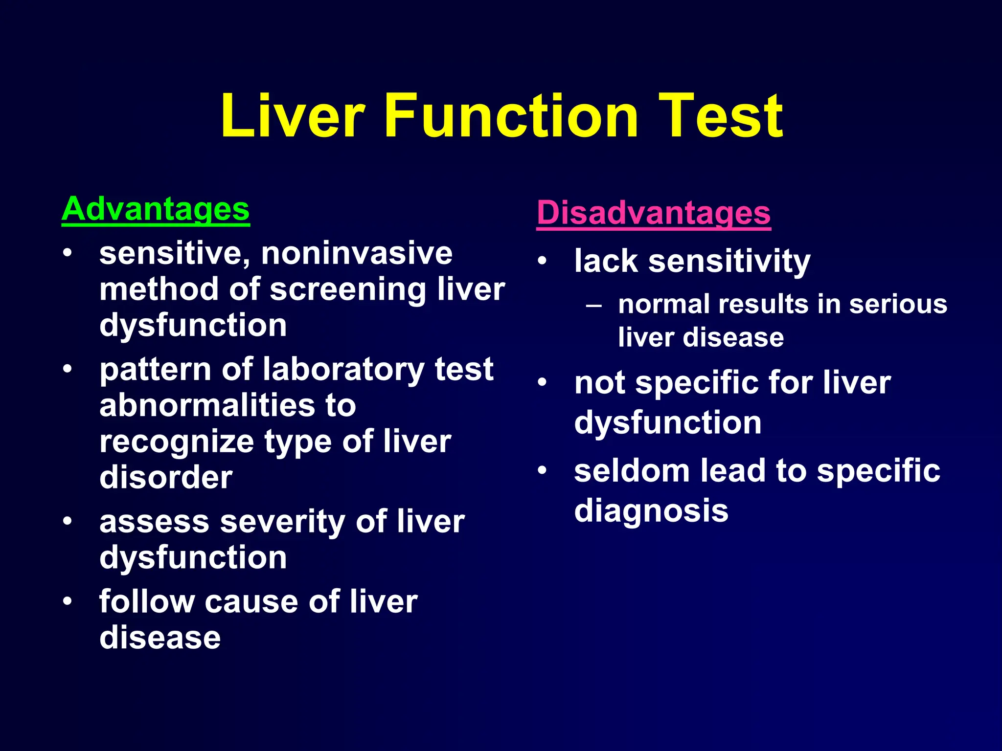 Liver Function Test.ppt MBBS A healthcare provider draws a small amoun ...