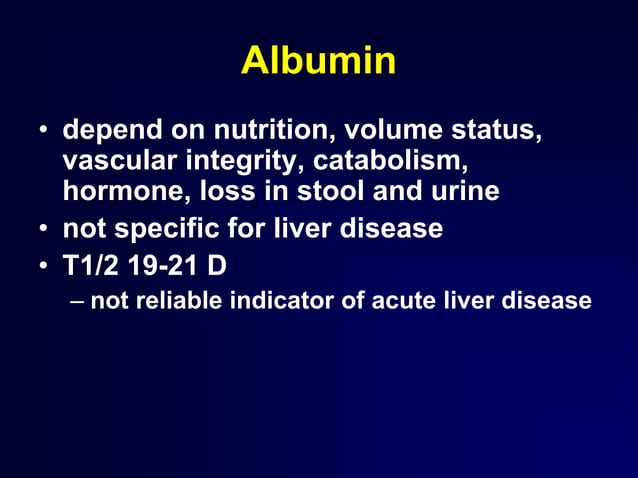 Liver Function Test.ppt MBBS A healthcare provider draws a small amoun ...