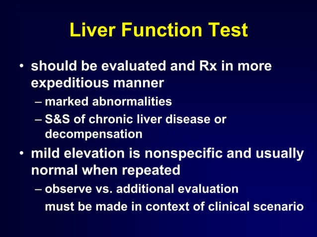 Liver Function Test.ppt MBBS A healthcare provider draws a small amoun ...