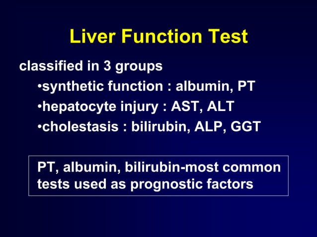 Liver Function Test.ppt MBBS A healthcare provider draws a small amoun ...