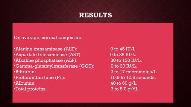 LIVER FUNCTION TEST for nursing students. | PPT