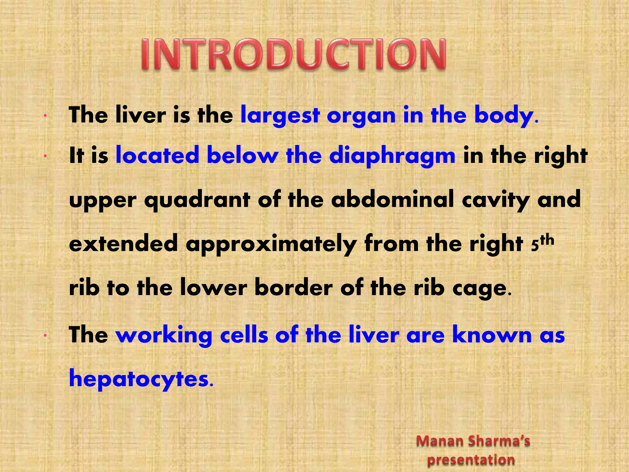 Liver function test by manan sharma | PPTX