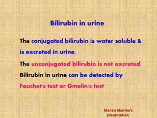 Liver function test by manan sharma | PPTX | Endocrine and Metabolic ...