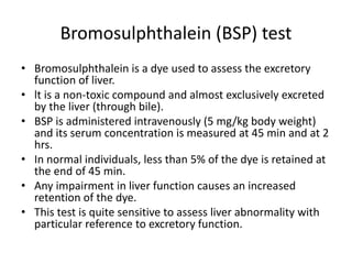 Liver function test by nilesh sharma | PPTX