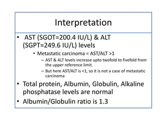 Liver function test & cholesterol | PPT