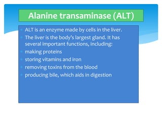 Liver function test(lft) 09.05.16