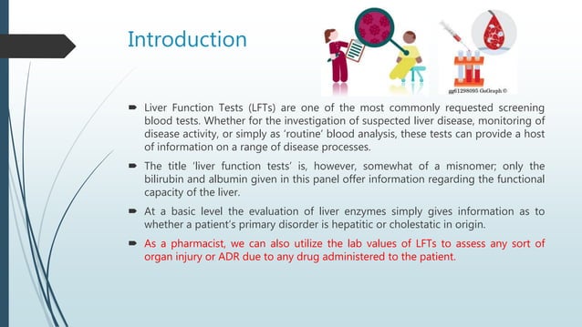 Liver function test (LFT) | PPTX | Blood Disorders | Diseases and ...
