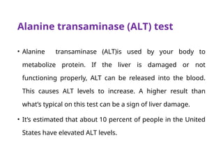 Liver Function Test_Nursing.pptx for nursing | PPTX | Blood Disorders ...