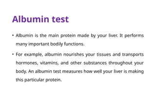 Liver Function Test_Nursing.pptx for nursing | PPTX