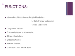 Liver function tests | PPT