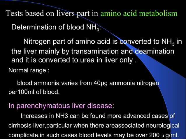 Liver function tests | PPT
