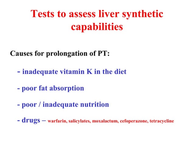 Liver function tests | PPT