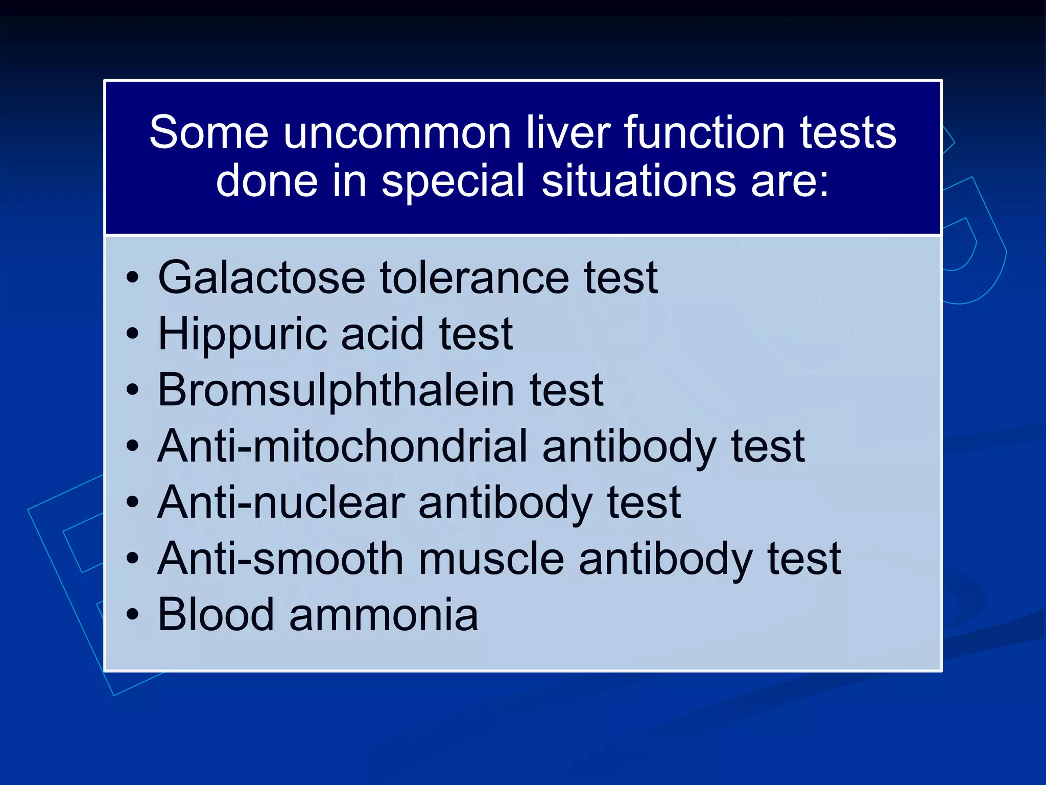 Liver function tests | PPTX