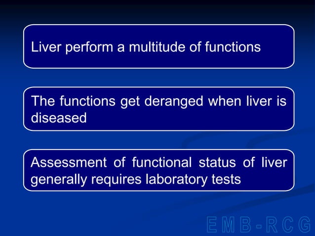 Liver function tests | PPTX
