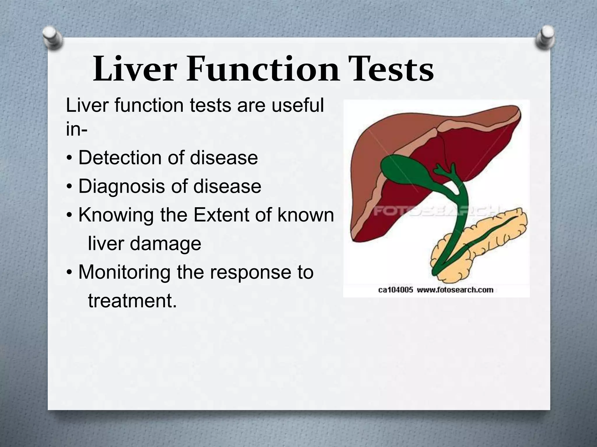 Liver function tests | PPTX | Blood Disorders | Diseases and Conditions