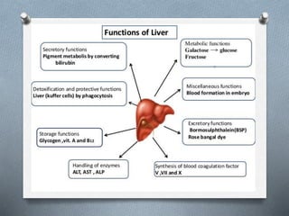 Liver function tests | PPTX