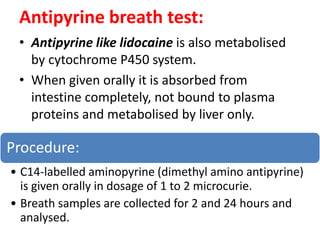 Liver function tests | PPTX