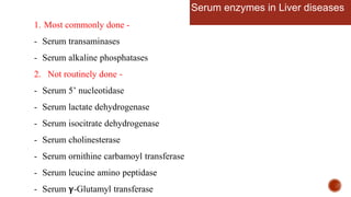 Liver function tests | PPTX