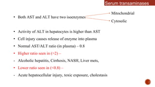 Liver function tests | PPTX