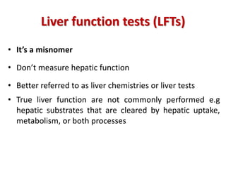 Liver function tests | PPT
