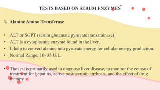 LIVER FUNCTION TESTS.pptx | Free Download