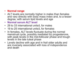 liver function tests interpretation pptx | PPTX