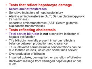 liver function tests interpretation pptx | PPTX