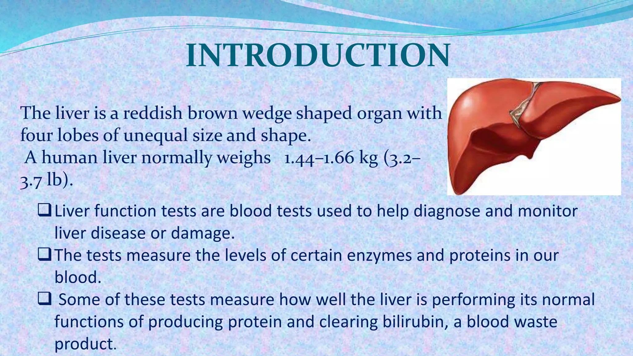 Liver function tests | PPTX
