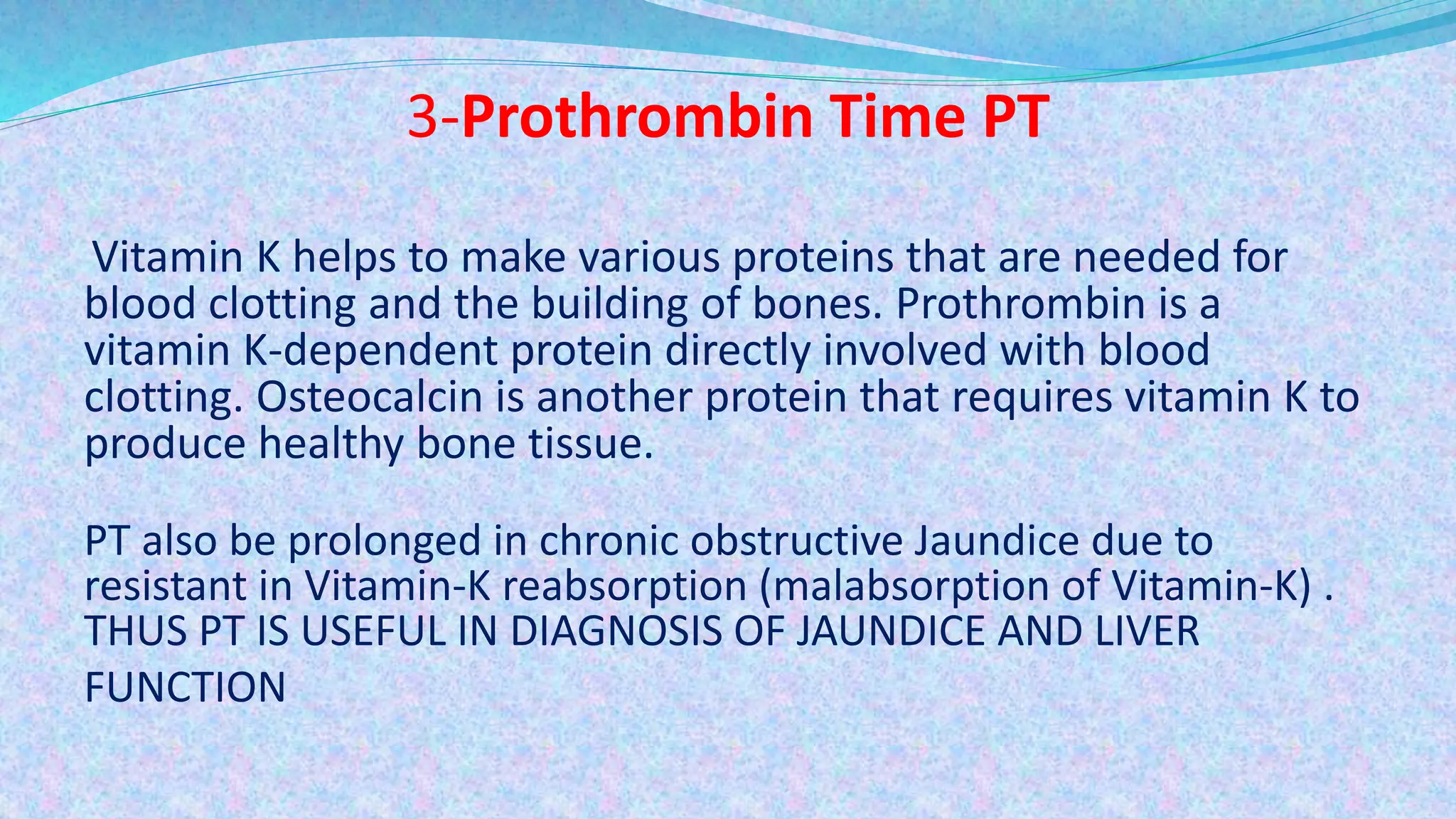 LIVER FUNCTIONS TESTS -2- | PPTX