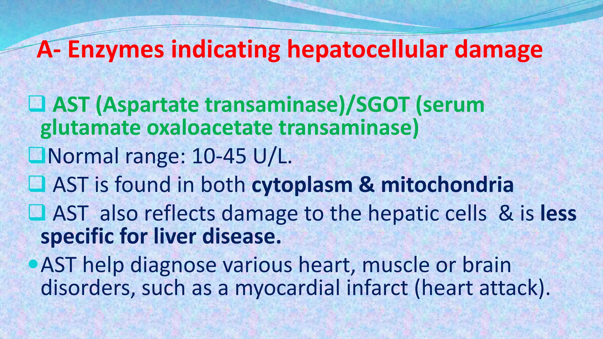 LIVER FUNCTIONS TESTS -2- | PPTX