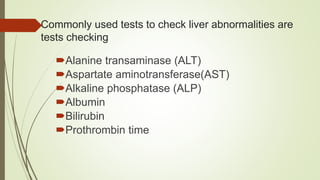 Liver function tests PharmD | PPTX