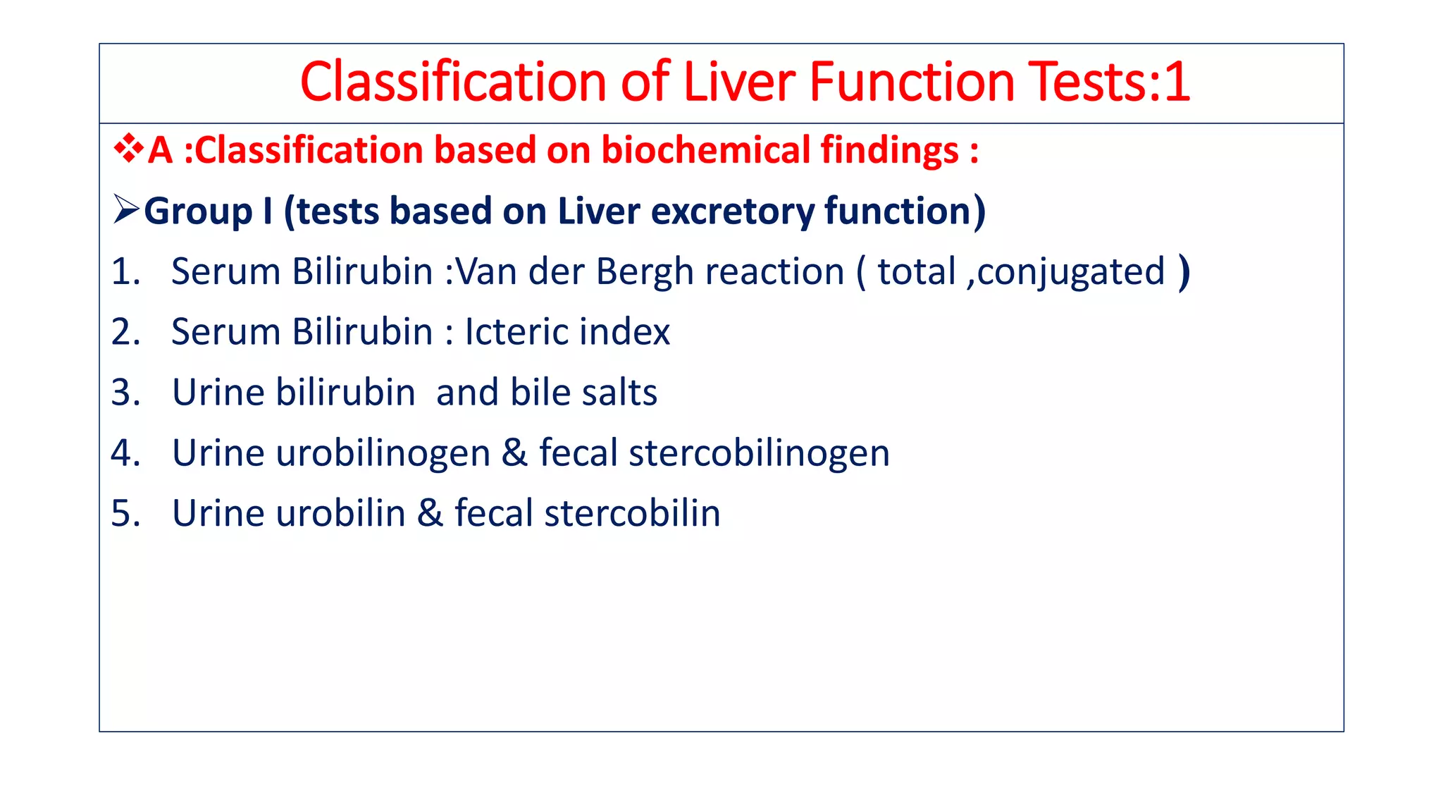 Liver function tests and their clinical applications | PDF