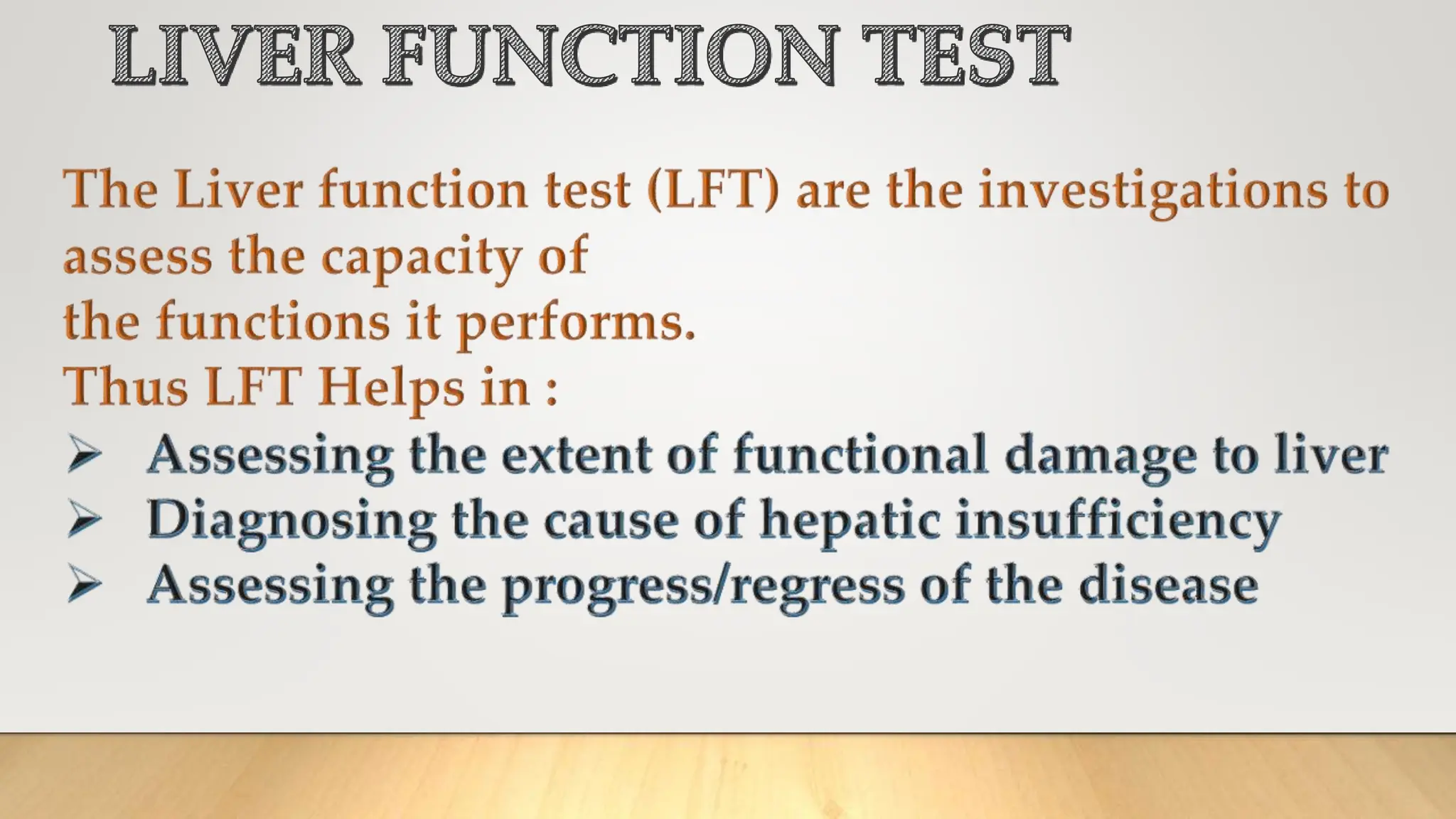 Liver Function Tests useful for mbbs ptx | PPTX