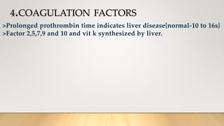 Liver Function Tests useful for mbbs ptx | PPTX