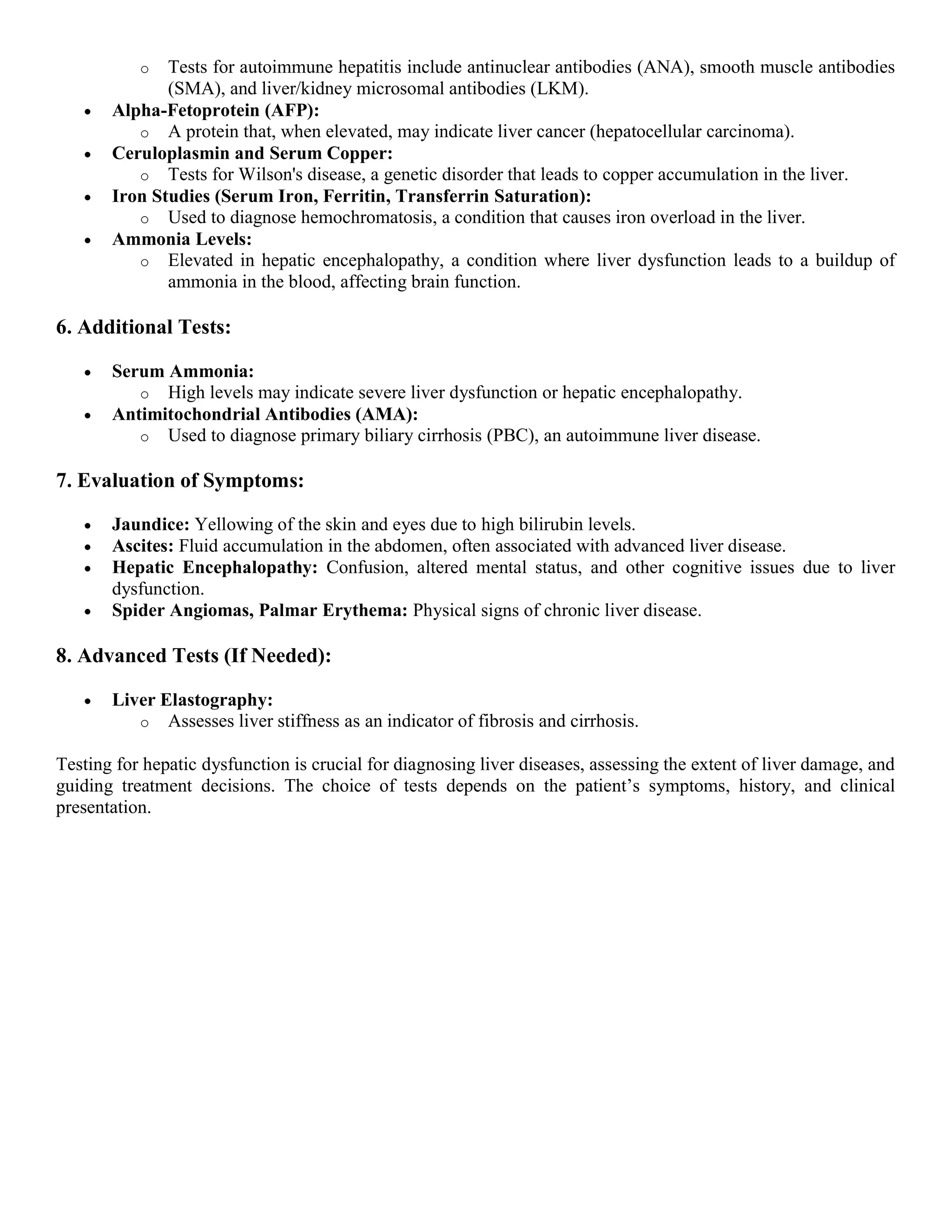 Liver function tests pdf / Biochemistry / pdf format | PDF