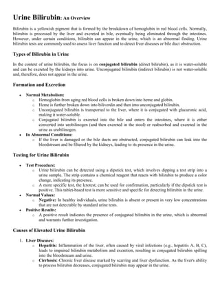 Liver function tests pdf / Biochemistry / pdf format | PDF