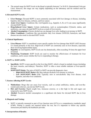Liver function tests pdf / Biochemistry / pdf format | PDF