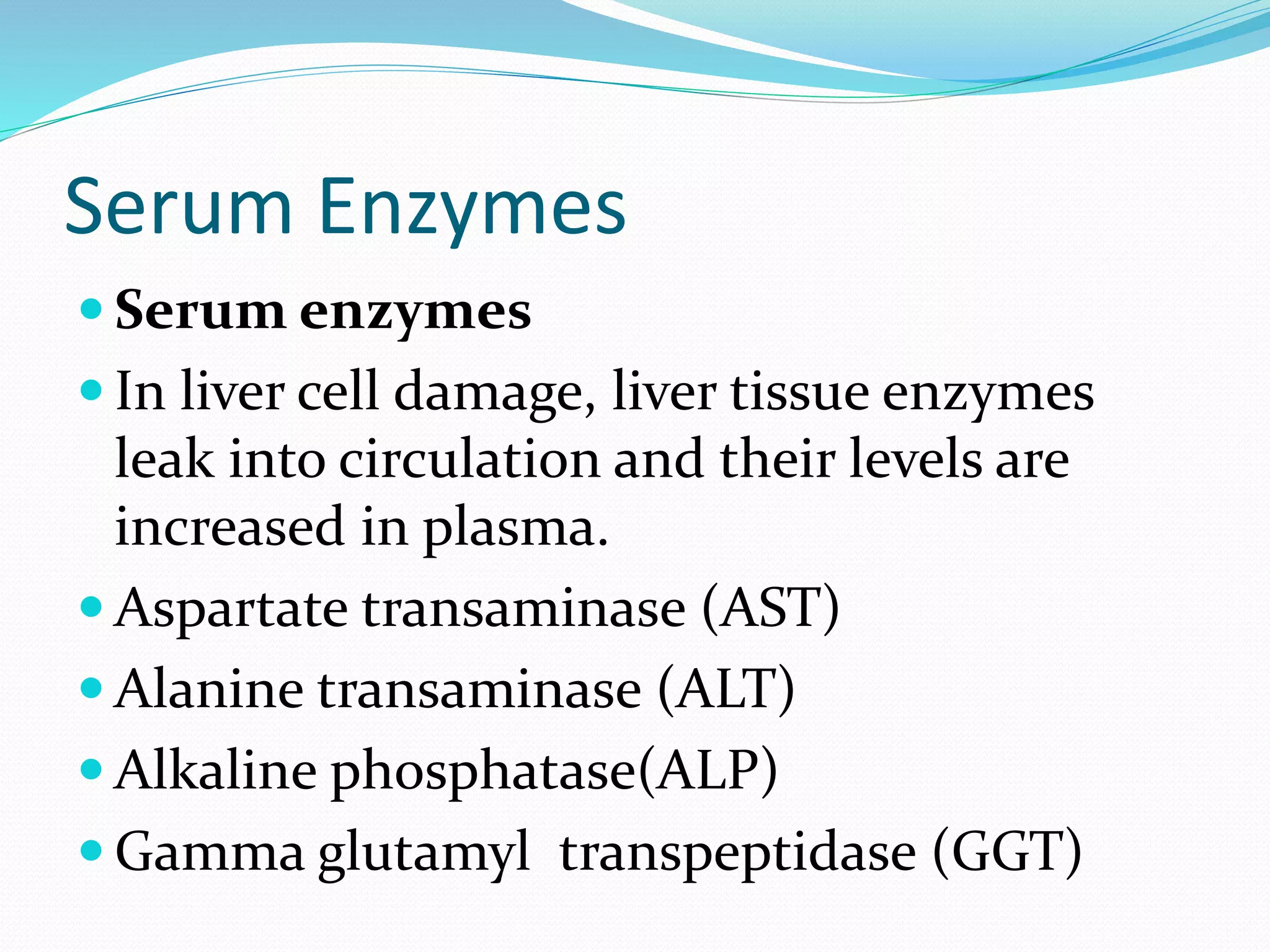 Liver function tests and interpretation | PPTX